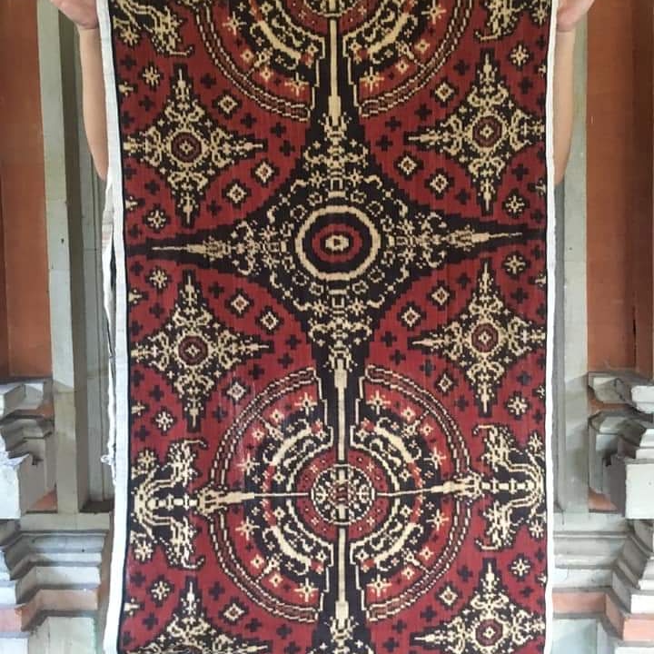 tersedia tenun gringsing asli, gringsing idup panak, selendang tridatu ...